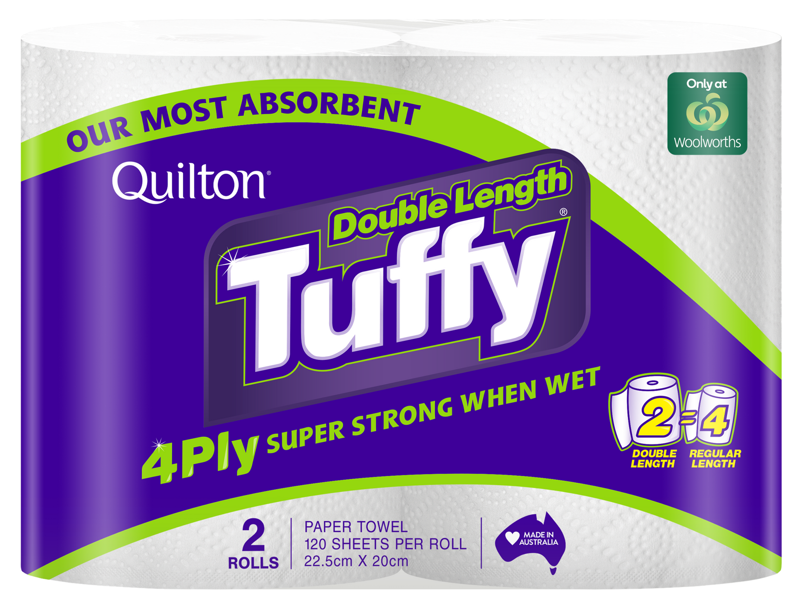 Tuffy 4 Ply Double Length Paper Towel – Quilton Australia